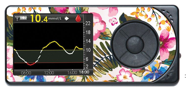 Dexcom Cover Floral - Hulpmiddelwereld.be