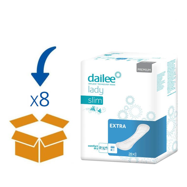 Dailee Lady Premium Slim Maxi | 6 pakken van 30 stuks - Hulpmiddelwereld.be