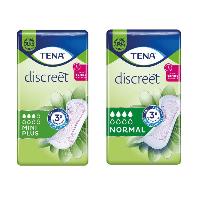 Combi Product: TENA Discreet Mini Plus + TENA Discreet Normal ...
